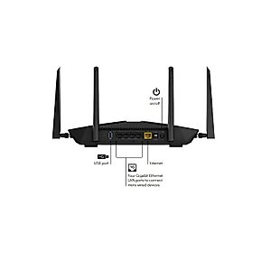 Netgear Nighthawk 5-Stream AX3600 Dual-Band WiFi 6 Router (up to 3.45Gbps) - RAX41