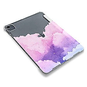Cute Landscape Pink Clouds case Compatible with iPad Mini Air Pro 7.9 8.3 9.7 10.2 10.9 11 12.9 inch Pattern Cover New 2022 2021 Trifold Stand 3 4 5 6 7 8 9 Generation 493 (10.2" 7/8/9 gen)