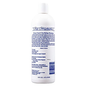 Chris Christensen Clean Start Clarifying Dog Shampoo - Pro-Vitamin Formula That Won’t Strip The Coat! Removes Product Build-up, Waxes, Oil and Dirt (16 Ounces)