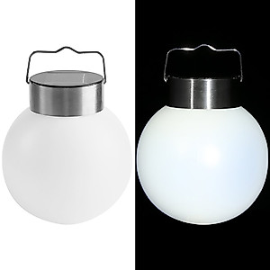 LED Bulb Light,Ball Shape Solar Light,Solar Energy LED Rechargeable Hanging Bulb Light Outdoor Pool Pond Garden Yard Lamp,for Garden Patio Home Decor