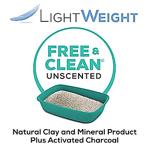 Purina Tidy Cats Lightweight Free & Clean with Ammonia Blocker Clumping Cat Litter - 8.5 lb. Jugs