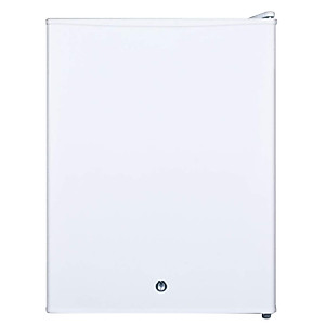 AccuCold FS30L7 19 Medical Commercially Approved Compact Freezer with 1.8 cu. ft. Capacity Factory Installed Lock Adjustable Thermostat and Manual Defrost in White