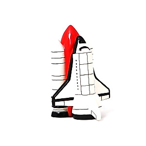 Pacific Giftware Space Shuttle Attractives Salt Pepper Shaker Made of Ceramic