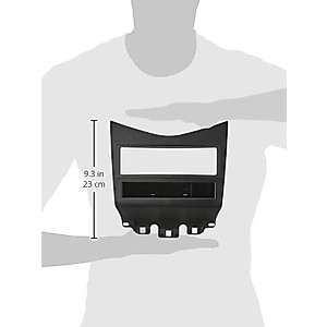 Scosche HA1573B Compatible with 2003-07 Honda Accord DIN w/Pocket Dash Kit Black; Lower Dash Kit Black