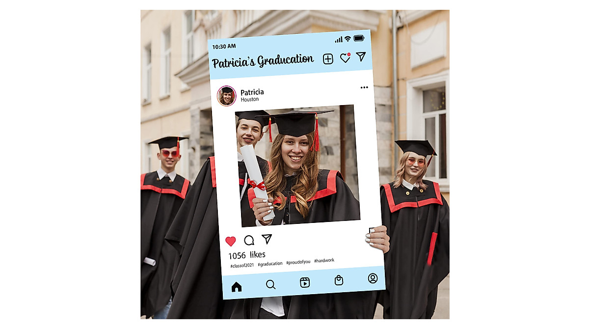 Personalized Instagram Selfie Frame for Weddings & Parties
