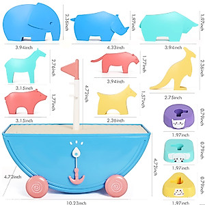 LilKisThk Montessori Toddler Toys Sorting and Stacking Games for Kids Preschool Learning Educational Gift for Boys Girls Age 3+ Years Old