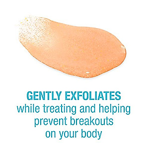 Neutrogena Body Clear Oil Free Acne Body Scrub with Salicylic Acid Acne Treatment Medicine, Exfoliating Salicylic Acid Body Wash to Treat Acne on Back, Chest, and Shoulders, 8.5 fl. oz