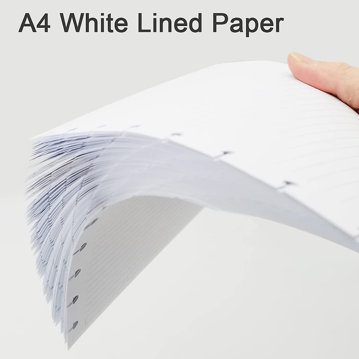 (Pack of 2) Letter Size Discbound Refill Paper, Disc Paper Refill for TUL Custom Note-Taking System Discbound Planner Inserts, 200 Sheets/400 Pages, White Discbound Paper, Arc Paper Refill 8.5 x 11