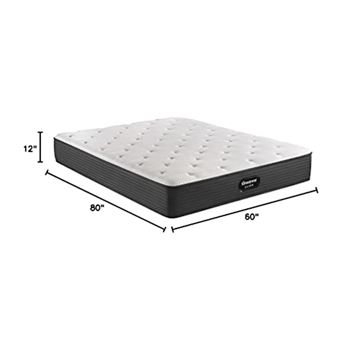 Beautyrest Silver BRS900 12 inch Medium Firm Innerspring Mattress, Queen, Mattress Only
