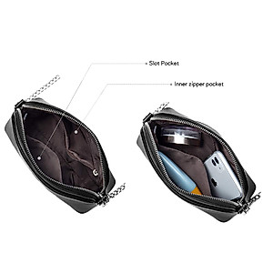 CLUCI Small Crossbody Purses for Women Leather Travel Vacation Cellphone Ladies Fashion Shoulder Bags