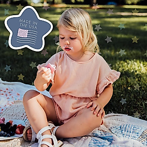 Elli&Nooli Baby Self Feeding Utensils Toddler Eating Utensils Baby Forks for Self Feeding, BPA Phthalates-Free, Dishwasher and Sterilizer Safe, Blue