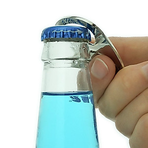 GRAPHICS & MORE I Just Want to Drink Pumpkin Spice Lattes and Pet My Cat Keychain Chrome Metal Spinning Oval Bottle Opener