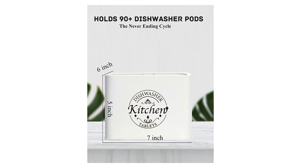 Stylish Dishwasher Pod Container for Modern Kitchens