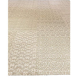 8' x 10' Modern Patchwork-Like MM Gray Hand Knotted Wool Rug - N10974 Doris Leslie Blau