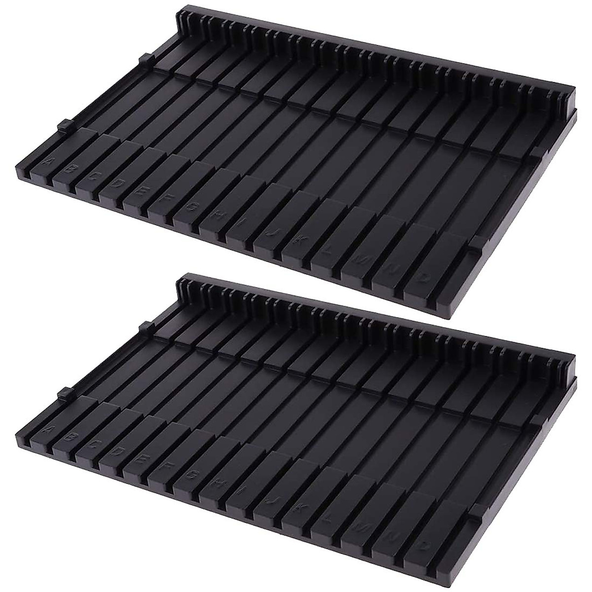 Yikko Gundam Model Pieces Shelves Tool Stand Holder Rack, Plastic Tool Drawer Storage Container for Gundam, Organizer for Model Gundam Hobby Model Making Parts, Size 11.4" 7.4"(2PCS)