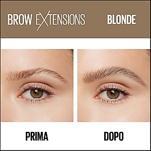 Maybelline New York Brow Extensions Eyebrow Pomade Crayon Defining Eyebrow, 01 Blonde