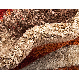Unique Loom Autumn Collection Area Rug - Wheat (2' x 6' 1" Runner, Multi/ Beige)
