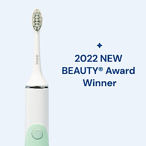 Snow LED Electric Toothbrush - Rechargeable Electronic Brush for Adults - Sonic Technology w/LED Light Whitening & Cleaning Powered w/Sonic Technology for Oral Routine Sea Breeze Green