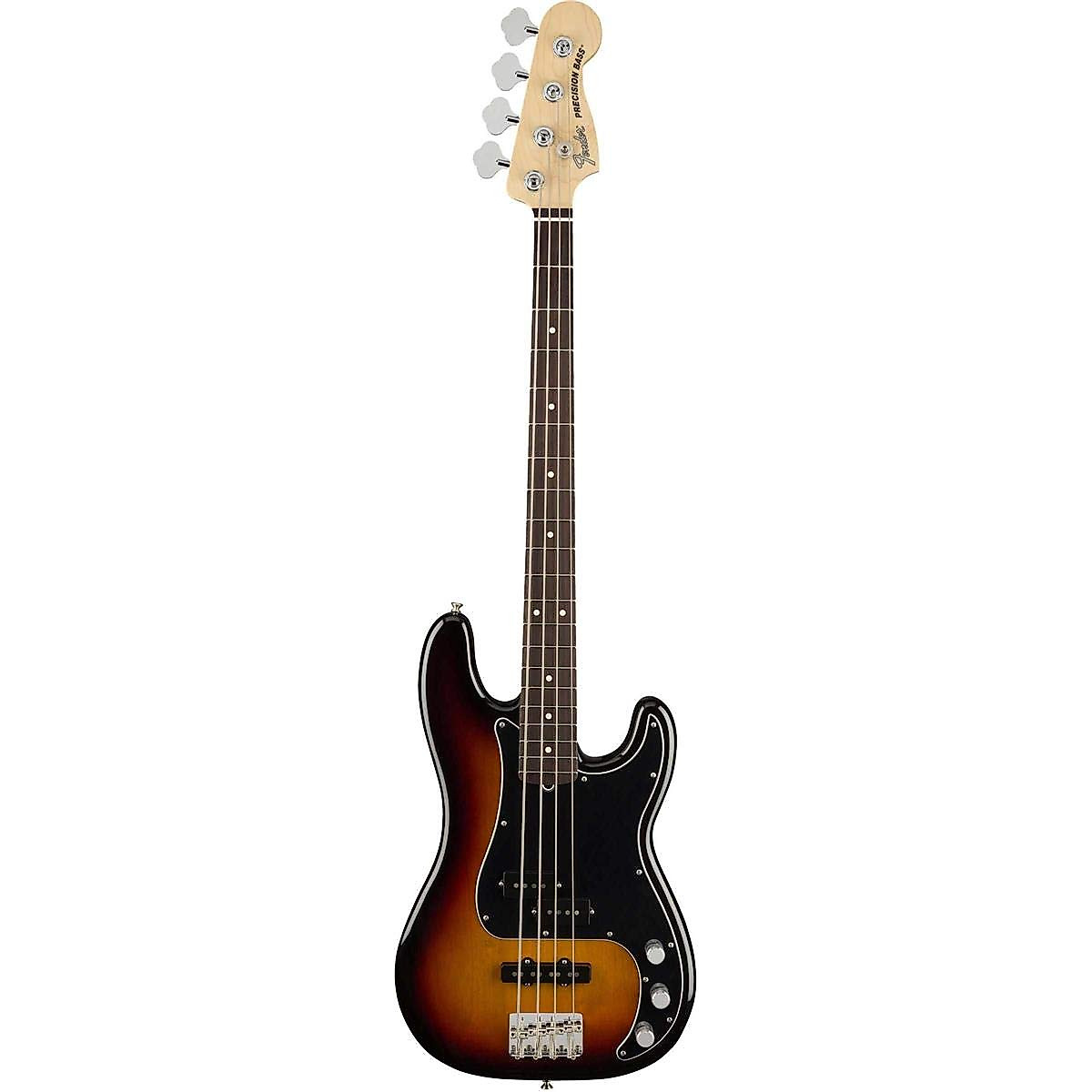 Fender American Performer Precision Bass, 3-Color Sunburst, Pau Ferro Fingerboard