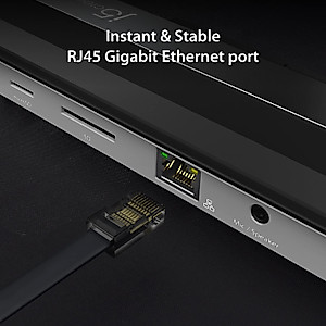 j5create USB-C 4K HDMI Docking Station (9-in-1), 4K HDMI, 5Gbps USB-A x3, Card Reader, PD 100W, Gigabit Ethernet, Combo Audio Jack, for MacBook, and Windows USB-C Laptop (JCD533)