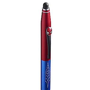 Cross Tech2 Refillable Ballpoint Pen, Medium Ballpen With Stylus - Marvel Spider Man