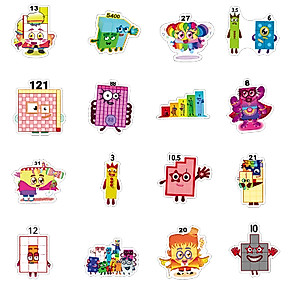 52pcs Animated TV Series Cartoon Deacls Stickers Pack | Anime PVC Waterproof Sticker for Adults Water Bottle Skateboard Scrapbook