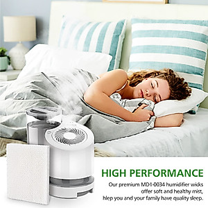 Cabiclean MD1-0034 Replacement Humidifier Wicks Filters Compatible with Vornado Evaporative Humidifier Model Evap40, Evap2, EV100, EV200, EVDC300, EVDC500, (4-Pack)