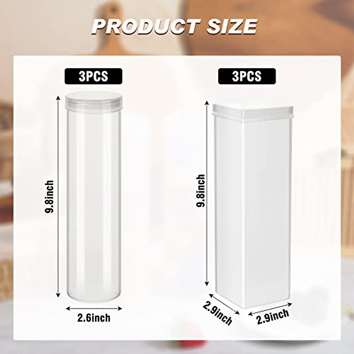 6 Pcs Plastic Cracker Keeper Small Cracker Container Cracker Storage Containers Plastic Airtight Kitchen Container Cookie Storage Round and Square Cracker Keeper for Dry Food Cookie Stay Fresh