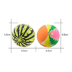 REBABA 1 Piece Bouncy Ball, Funny Colorful High Bouncing Balls for Game Prizes, Birthday Gift, Party Favors and Vending Machines