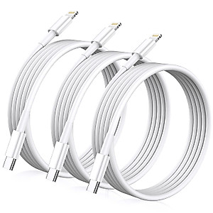 DreemTeam 3Pack iPhone Charger USB C to Lightning Cord 10FT Extra Long 10Foot Lightning Cable Cord