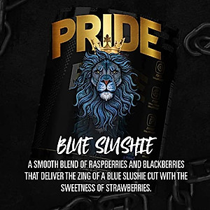 EHPlabs Pride Pre Workout Supplement Powder - Full Strength Pre-Workout Energy Supplement, Sharp Focus, Epic Pumps & Faster Recovery - Blue Slushie (40 Servings)