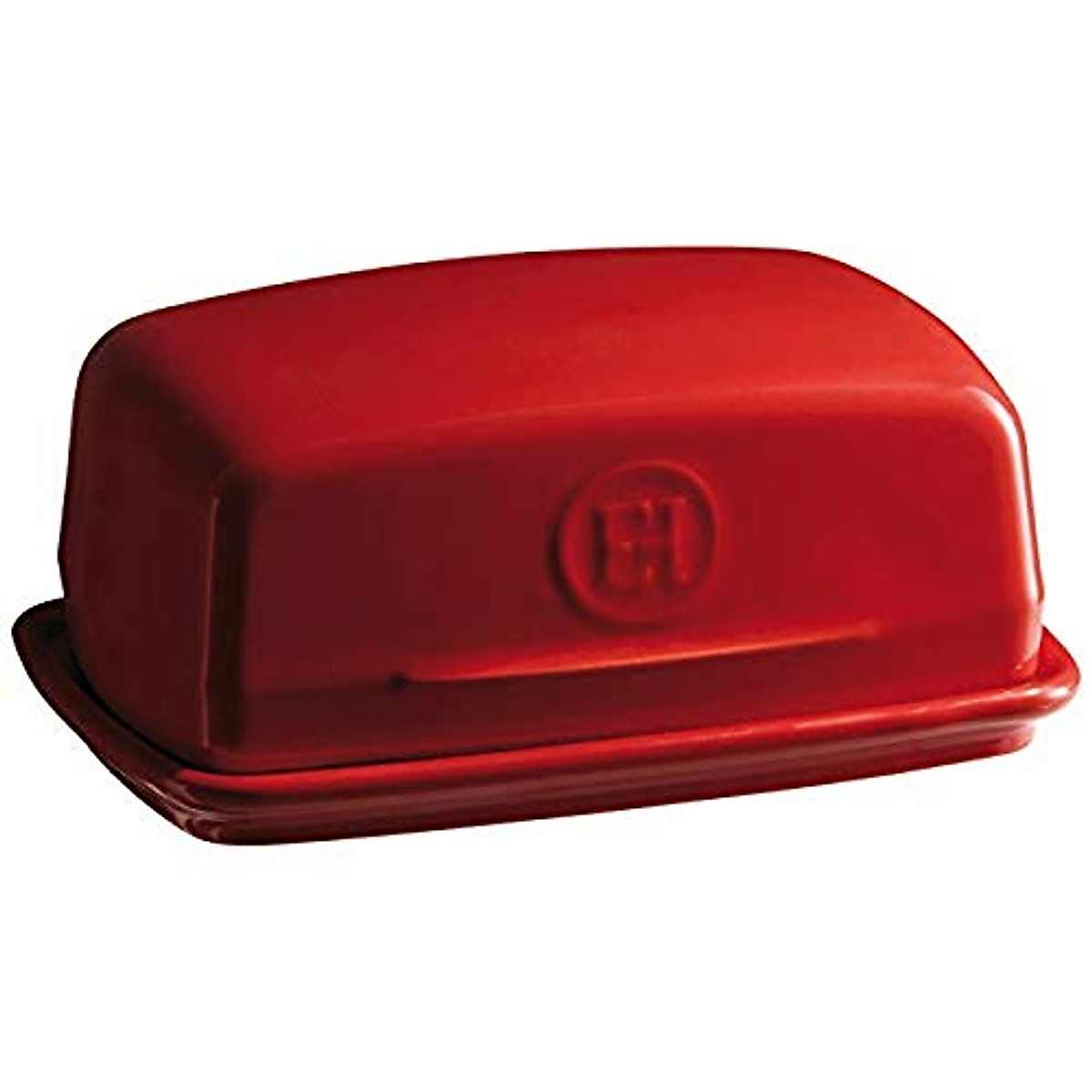 Emile Henry 6.5" x 4.75" x 2.75" Butter Dish | Burgundy