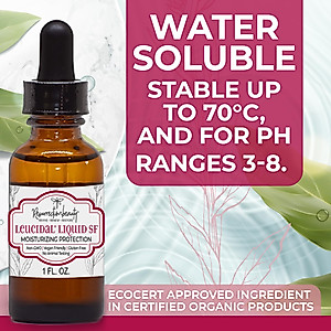 Leucidal® Liquid SF | Natural Moisturizing Ingredient for DIY Vitamin C, Ascorbic Acid, & Hyaluronic Acid Powder Serum, Facial Lotion & Other Cosmetic Making Formulations, 1 oz | RESURRECTIONbeauty