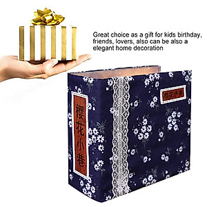 WYD Miniature Wooden Dollhouse Furniture Kit DIY 3D Puzzle Christmas Streetscape Building Model (Sakura Alley)