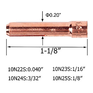 Zinger 53pcs TIG Welding Torch Stubby Gas Lens #10 Pyrex Glass Cup Kit Accessories for DB SR WP-17/18/26 TIG Welding Torch,with Cup+Back Cup+Nozzle+Collet+Collet Body+Gas Lens+Cup Gasket