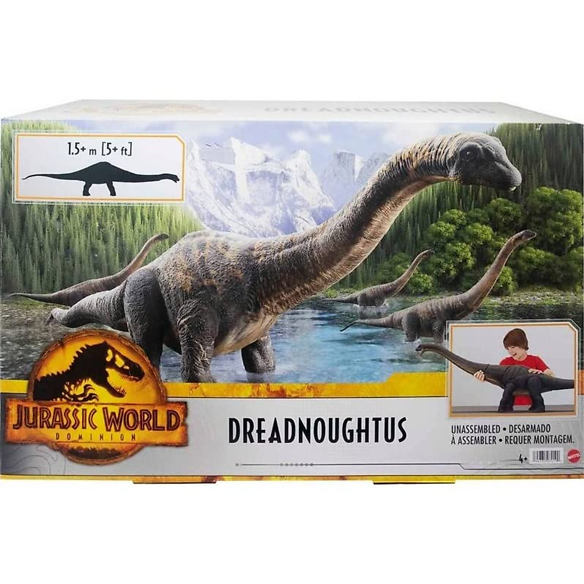 MAGNETOE Jurassic Dreadnoughtus Dinosaur Figure