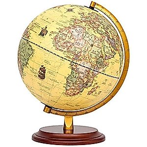 World Globes-Educational World Globe with Adults Desktop World Globe Educational Toy for Children-Geography Learning Toy