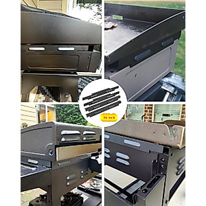 Wind Guards for Blackstone 36'' Griddle, Blackstone Griddle Accessories, Protect Flame, Hold Heat, Save Gas, Fit with Side Shelf, Lid and Rear Grease Cup, Heat Shield for Side Table, Magnetic, Black