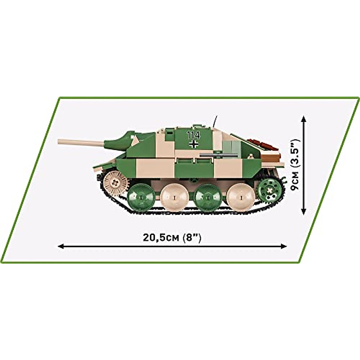 Cobi toys 555 Pcs Hc WWII /2558/ Jagdpanzer 38 (Hetzer)