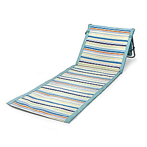 ONIVA - a Picnic Time brand Beachcomber Portable Beach Mat, Soft Beach Lounger, Backpack Beach Chair & Tote