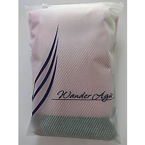 Wander Agio Women's Fashion Long Shawl Big Grid Winter Warm Lattice Large Scarf Orange Red Winter