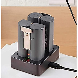 S7 3.65V Rechargeable Li-Ion Battery with Charger Compatible with Video Door Bell 2/3 Camera Battery 6040mAh