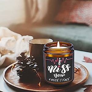 Candles Funny Gifts for Women Men, Scented Candle Romantic Message with I Miss You, Birthday Dating, Relationship Gift Ideas for Him Girlfriend Boyfriend Mom Wife