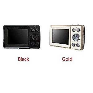Portable Digital Camera, 16MP Zoom Recording Compact Camera Pocket Camera with 2.4 Inch Display Point and Shoot Camera for Kids, Beginners(Black)