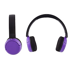 Made for Amazon, Volume Limiting Bluetooth BuddyPhones, PopTime in Purple. Ages (8-15)