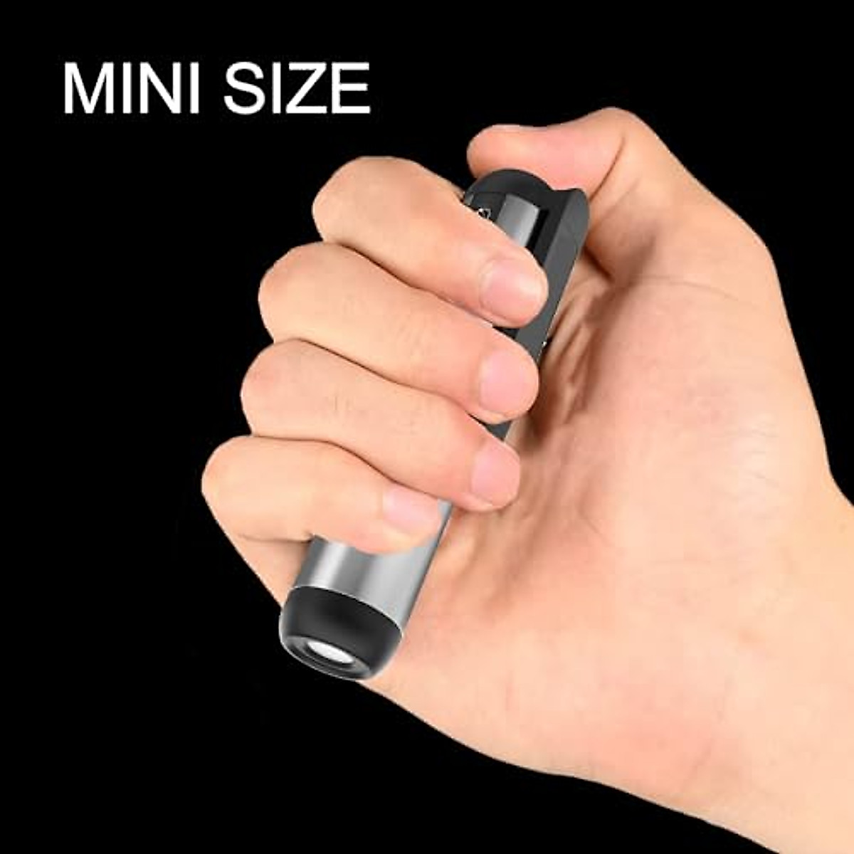 Qcwwy LED Penlight Aluminum Alloy Portable USB Rechargeable Dual Beam Penlight for Medical Professionals, Nurses - Pocket Handheld Light