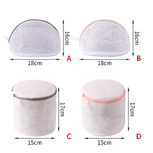 3Pieces Bra Wash Bags For Lingerie Mesh Delicate Zipper Laundry Bag For Women College Girl Underwear Sock Stockings Bra Washing Bags For Laundry Small Small Laundry Bra Bags For Washing Machine
