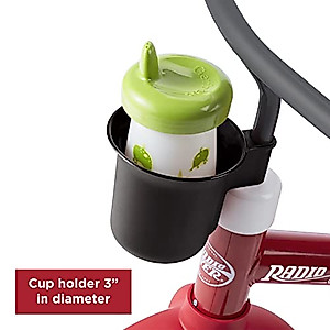 Radio Flyer Pedal & Push 4-in-1 Stroll ' N Trike®, Red Tricycle, for Toddlers Ages 1-5 (Amazon Exclusive), Toddler Bike