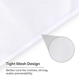 FGY 3PCS Mesh Laundry Bags for Delicate 16 x 20 Inches, Laundry Washing Bags with Zipper, Mesh Wash Bags for Laundry, Mesh Washable Bags for Delicate, Dress, Swimsuit, Sweater (Large)