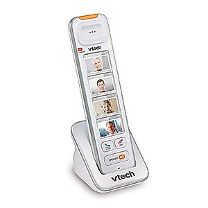 VTech SN5307 Amplified Photo DIAL Accessory Handset with Big Buttons & Large Display For SN5127 & SN5147 Senior Phone Systems, Photo Dial Handset, Cordless Phone System